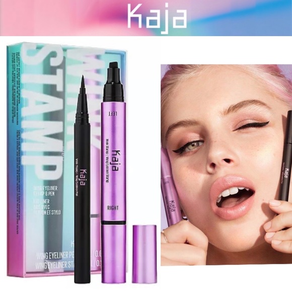 Kaja | Makeup | Kaja Wink Stamp Wing Eyeliner Stamp Pen 2 Pc Black ...